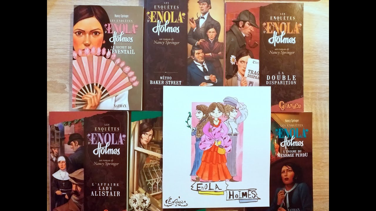 Timelapse Watercolor Enola Holmes Fan Art Youtube