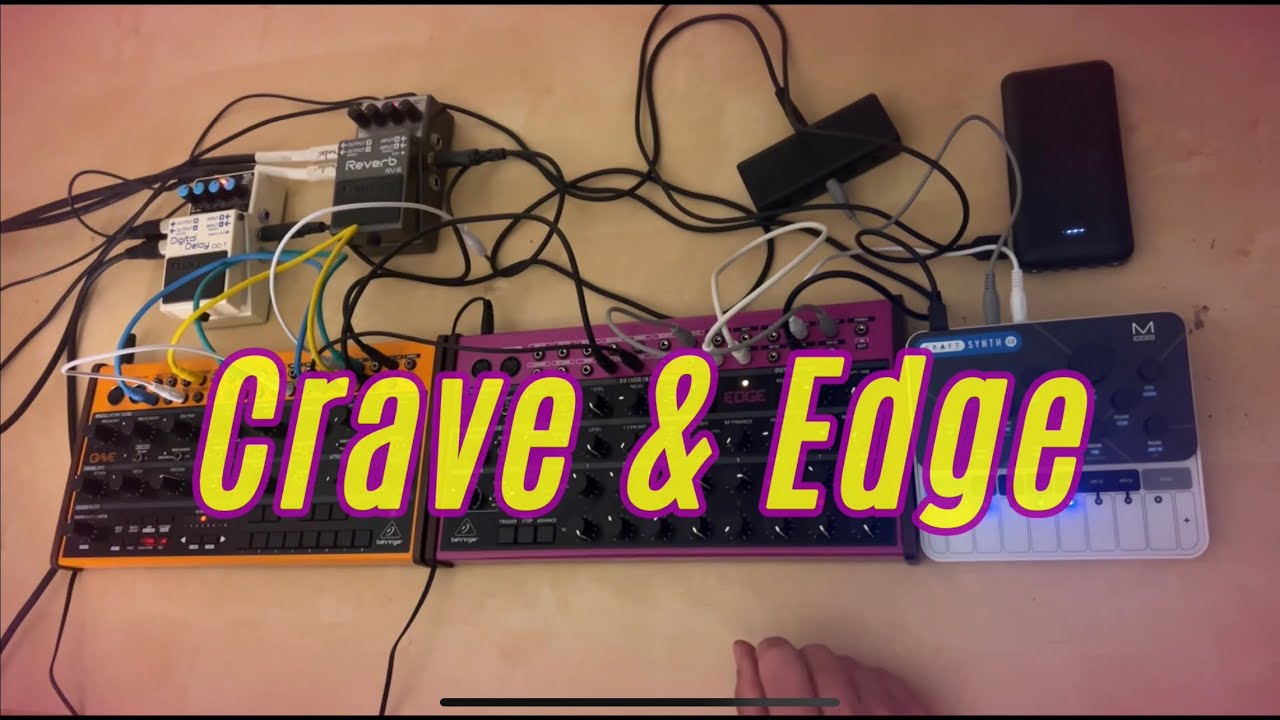 Behringer Crave & Edge, Modal Craftsynth - Dreamy Sequence - YouTube
