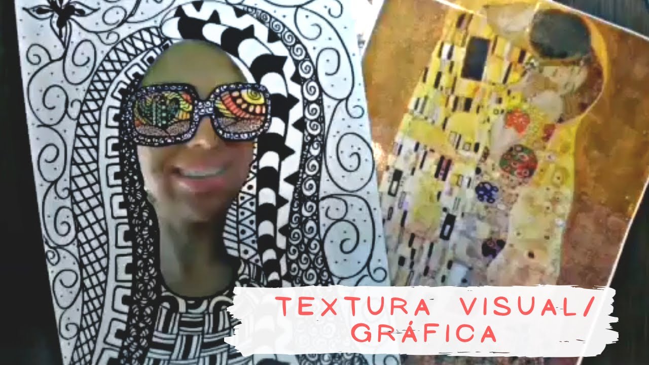 Texturas visuais/texturas gráficas inspiradas no artista Gustav Klimt ...