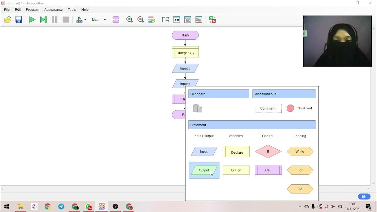 Prosedur dan Function menggunakan Flowgorithm - YouTube