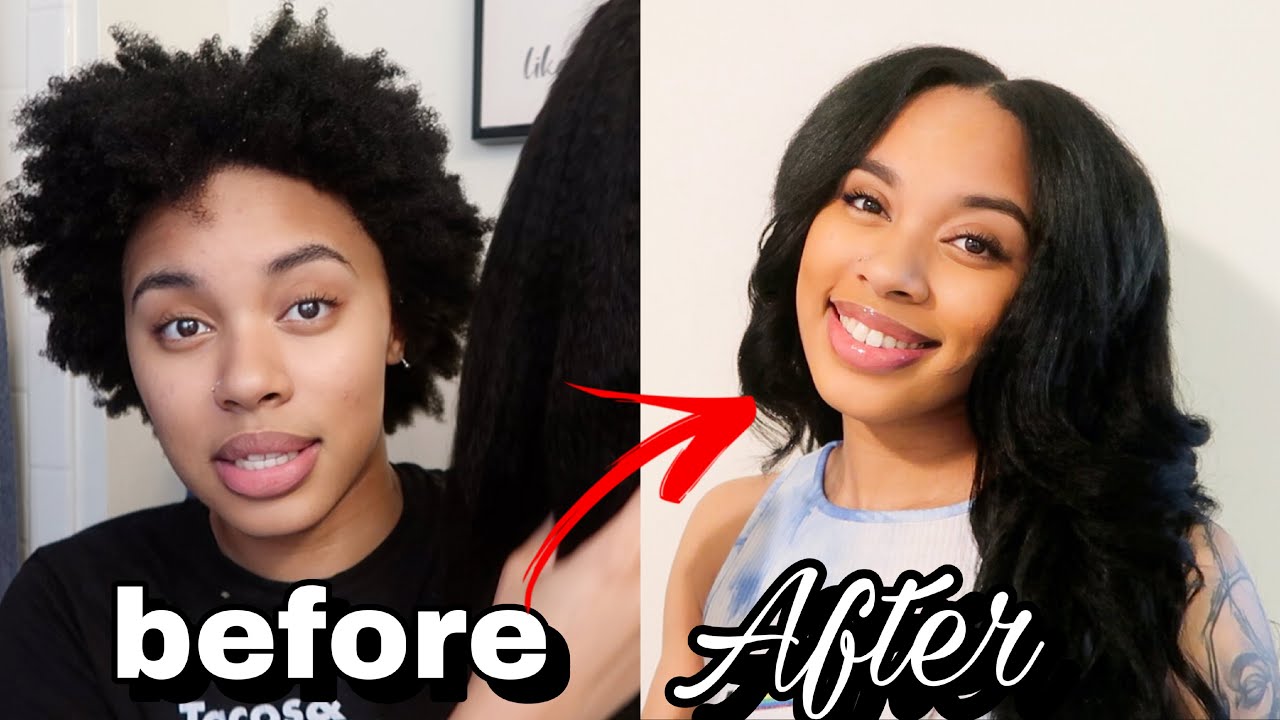 The Most REALISTIC Clip Ins for 4c Hair | ft. Curls Queen - YouTube