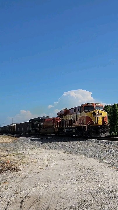 Florida East Coast Railway ES44C4 #805 Leads 206 with K5HL Crossing Sequence #shorts #fyp - YouTube