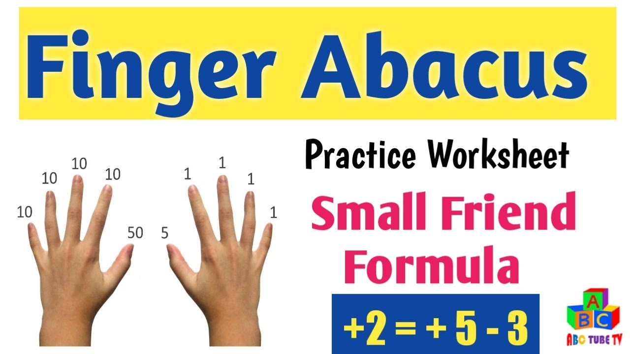 Finger Abacus Small Friend (+2) formula practice in 1 min - YouTube