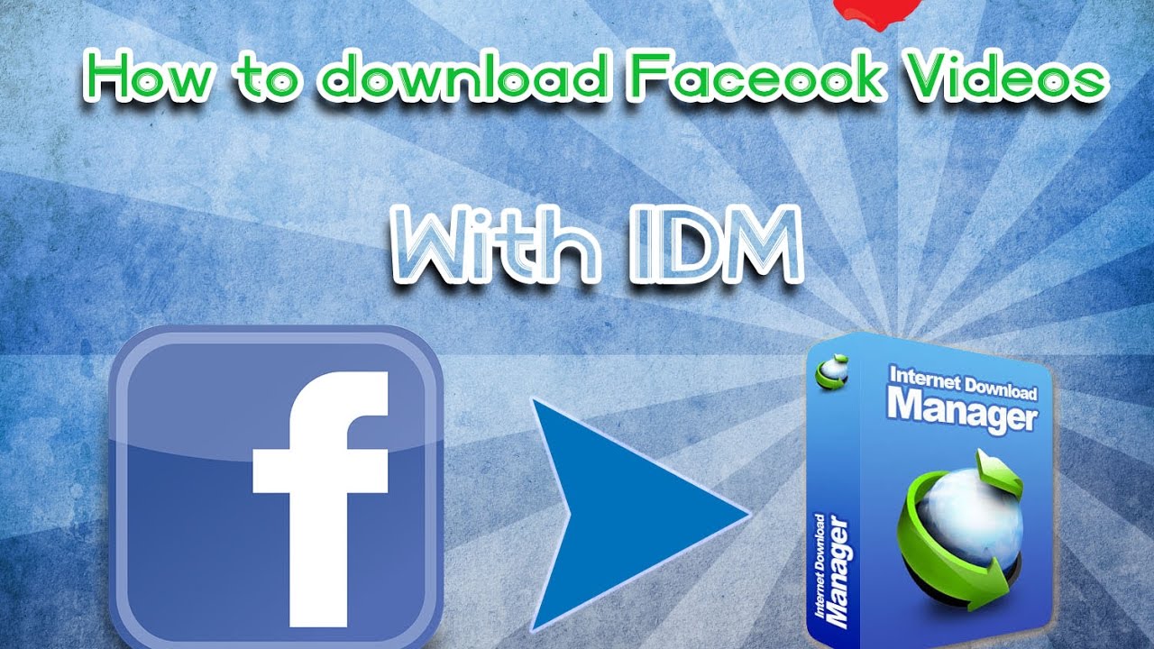 how to download facebook video hd IDM - YouTube