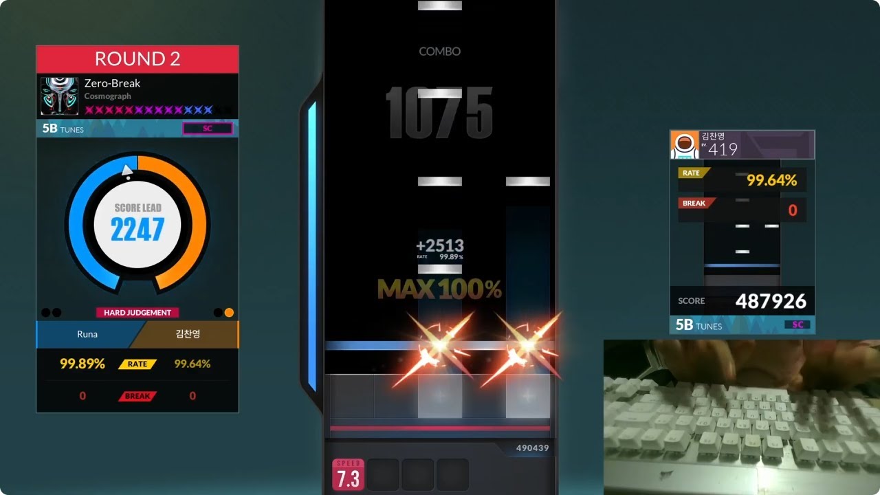 Zero-Break 5B SC 하드판정 99.90% [DJMAX Respect V] - YouTube