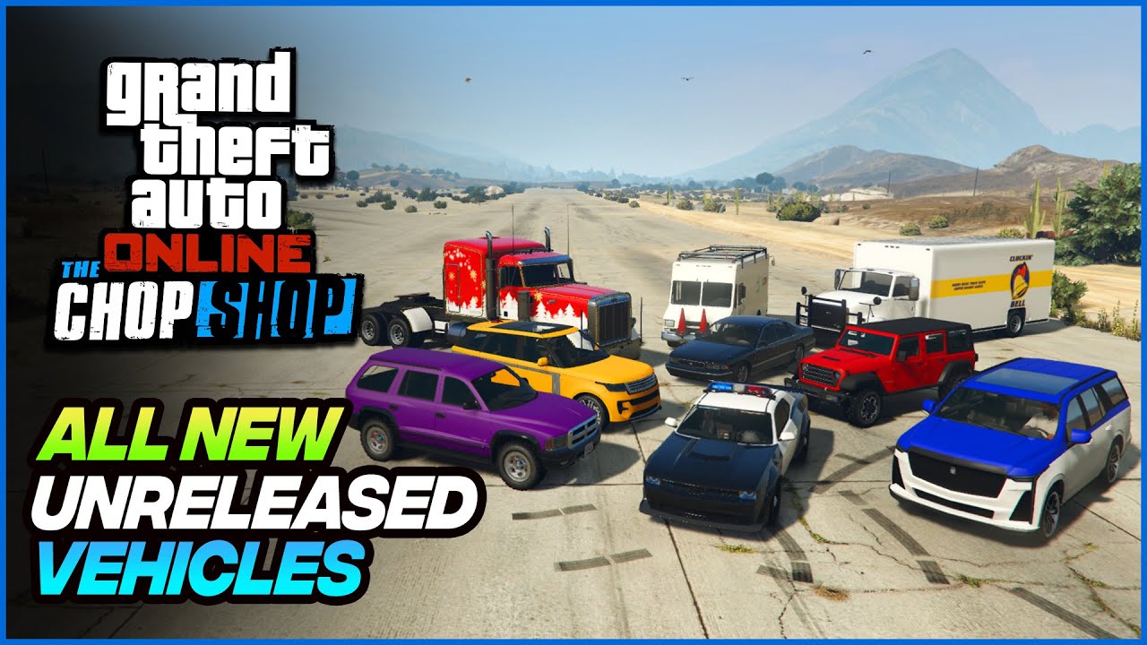 All UNRELEASED vehicles coming in GTA Online, drip feed cars, The Chop ...