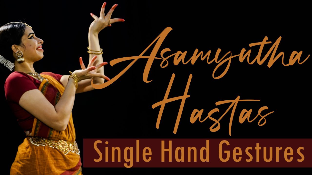 Asamyutha Hastas | Bharatnatyam | Mudras for Beginners | Single Hand ...