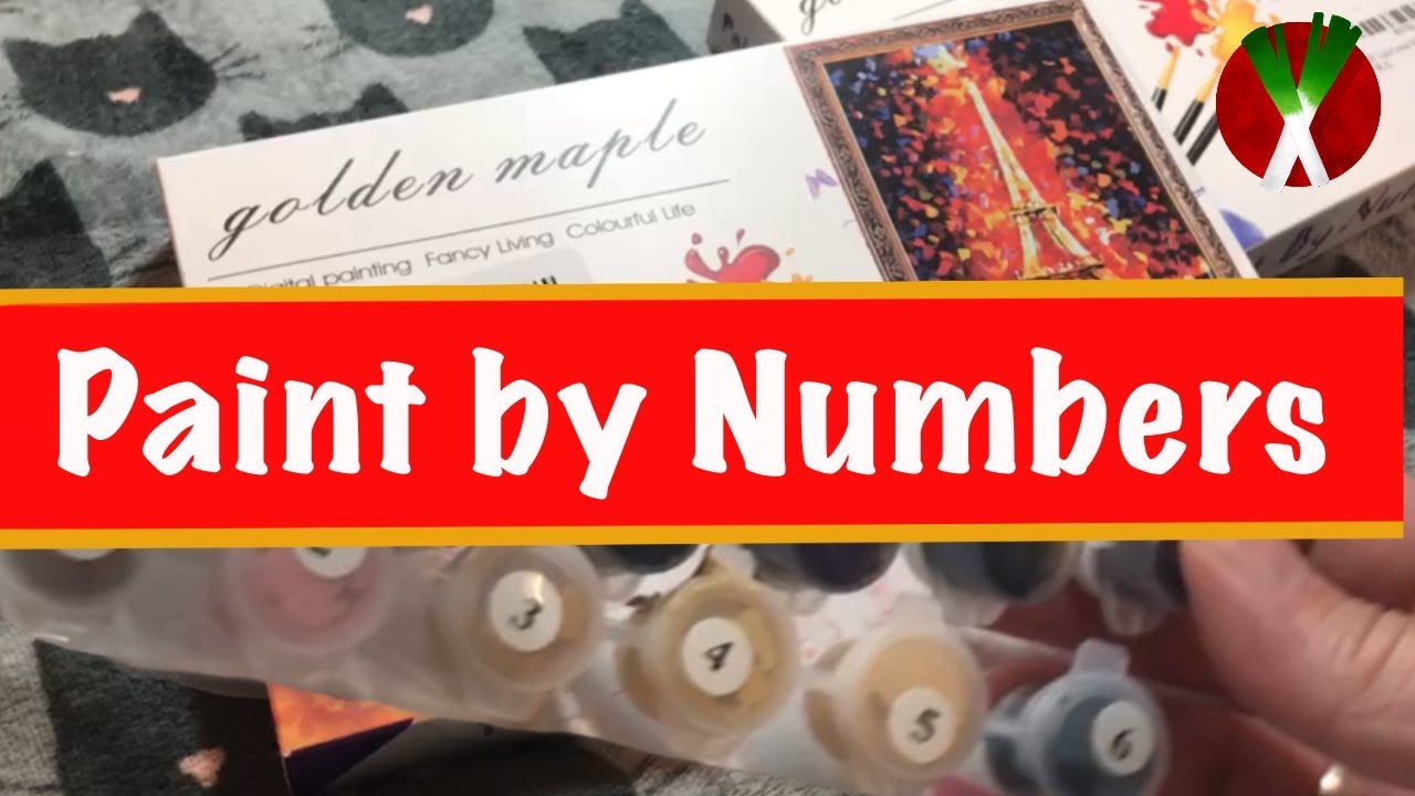 Unboxing - Paint by numbers - YouTube