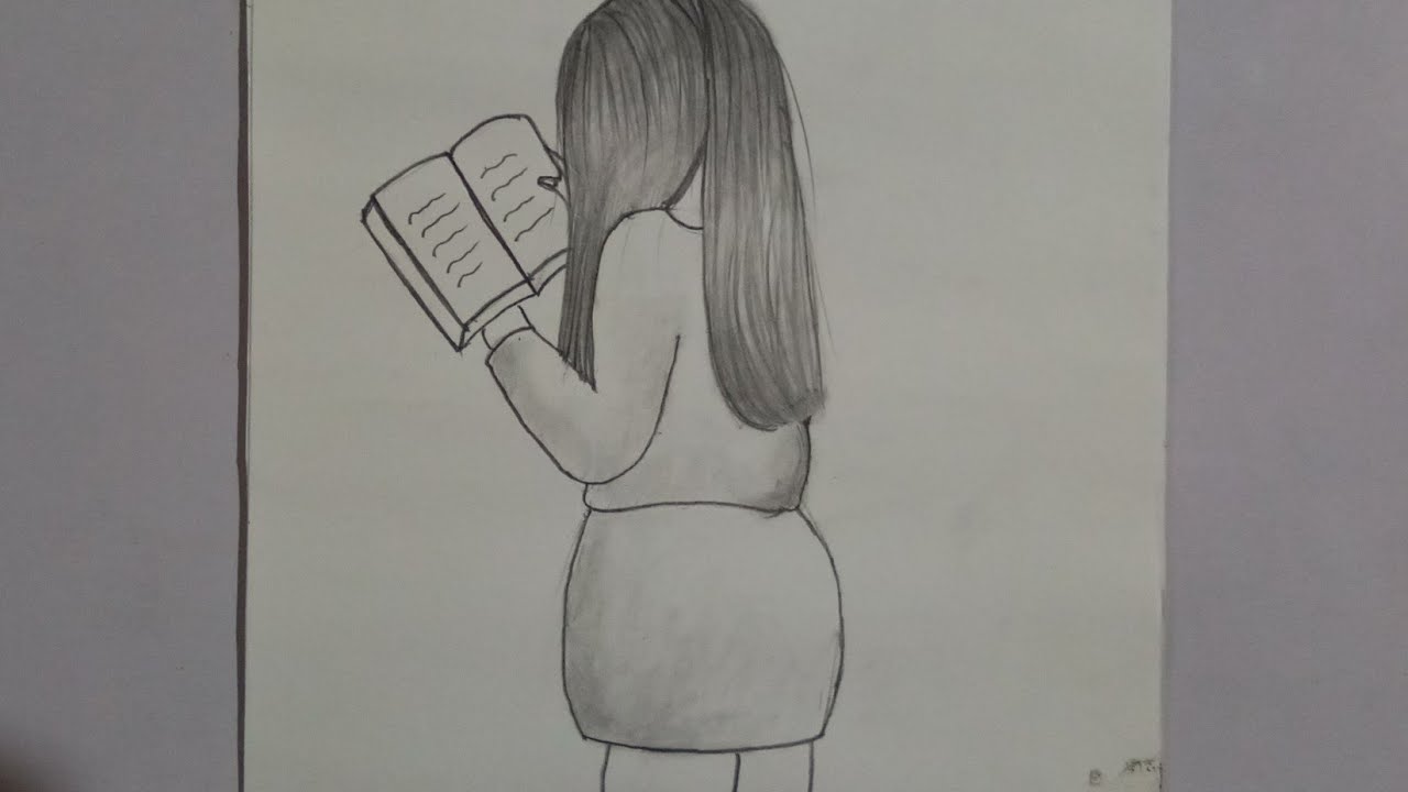 Easy girl drawing ll How to draw a Girl backside ll new style ll 2024 ...
