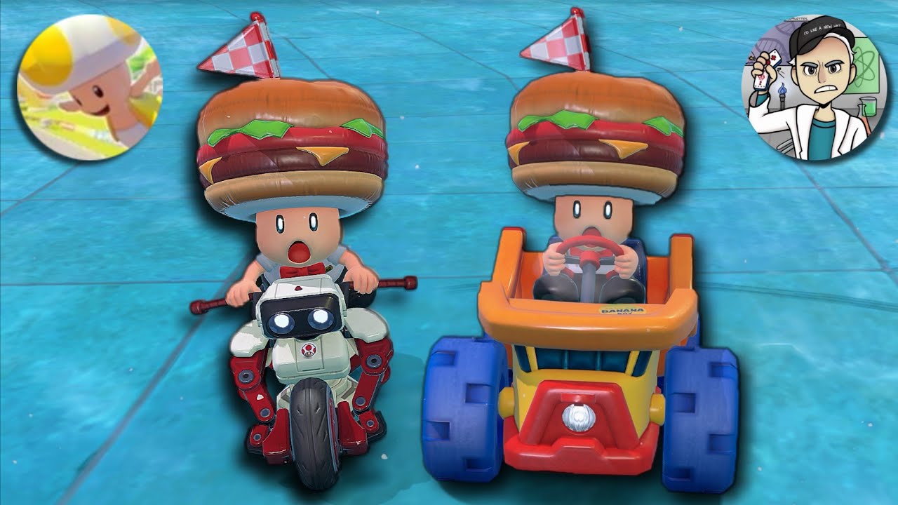 Me & Poofesure lowkey crashing tf out at Mario Kart - YouTube