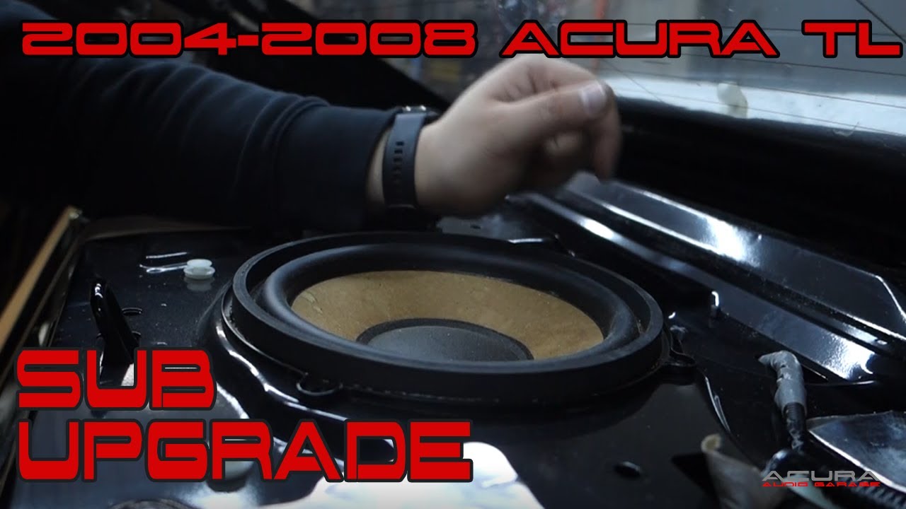 Upgrading the Factory Subwoofer in Your Acura | 3G Acura TL DIY ...