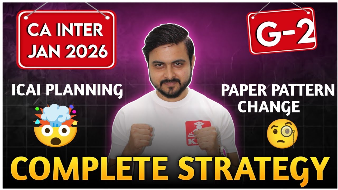 CA Inter Group 2 Complete Strategy ABC Analysis - Big Changes Expected ...