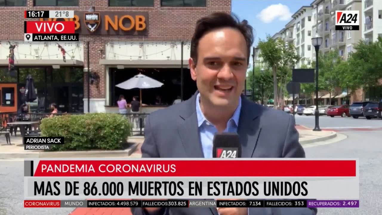 Mas Que Noticias A24 , Adrian Sack Desde Atlanta Estados Unidos En El ...