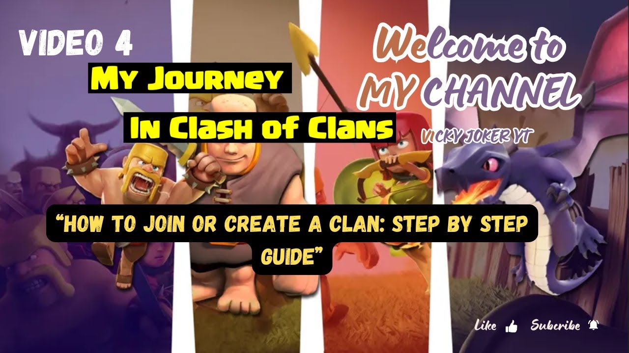 Video 4 How to Join or Create a Clan: Step-by-Step Guide - YouTube