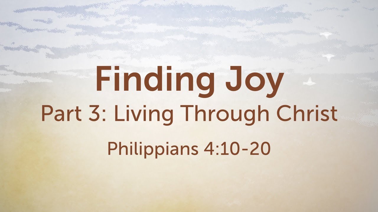 Rc Nazarene 11 20 22 Finding Joy Part 3 Philippians 4 10 20 Youtube