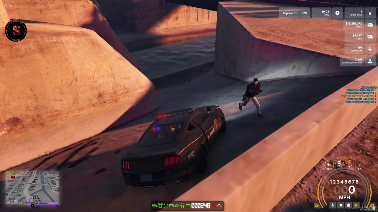 Playing Fivem GTA 5 - YouTube