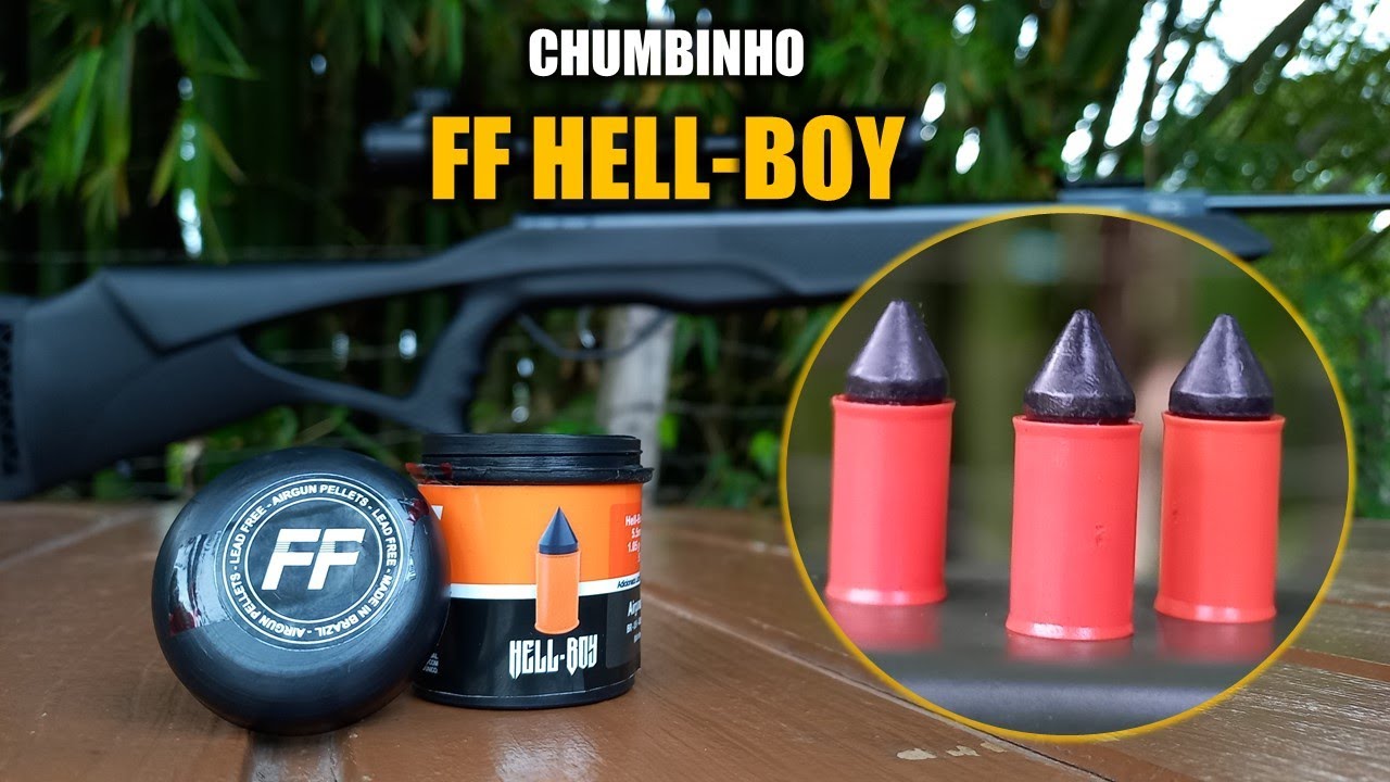 CHUMBINHO HELL BOY 5.5 FF FEITO DE TITANIUM 1.06G - SAG R1000 - YouTube