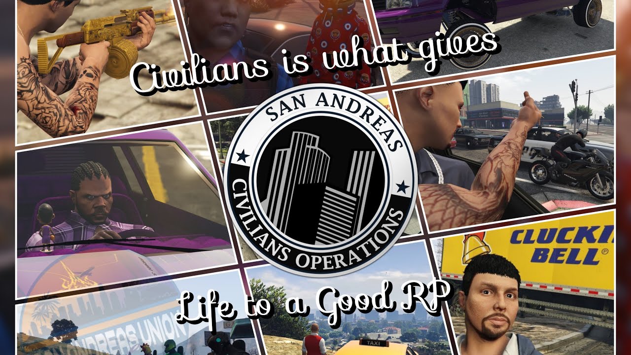 GTAV Roleplay PS4 | San Andreas Civilian Operations | “Fresh As F*ck ...