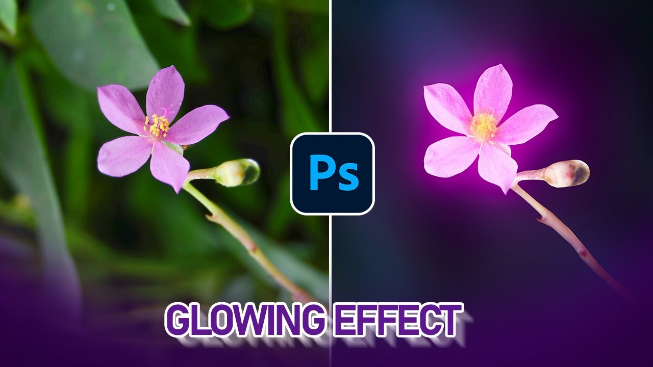Glow Effect - Photoshop | PIXEL 8 | #photoshop - YouTube
