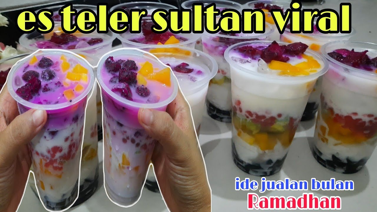 RAHASIA ES TELER SULTAN VIRAL KEKINIAN SUPER CREAMI ‼️ IDE JUALAN BULAN ...