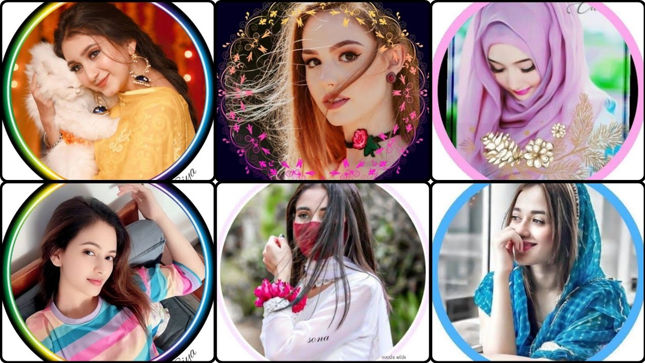 Cute girls photos in frame || girls profile picture for Instagram # ...