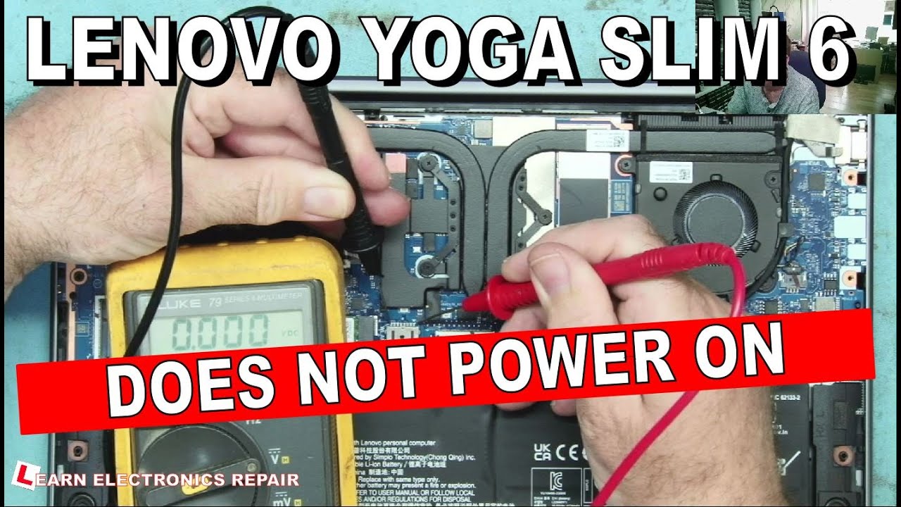Lenovo Yoga Slim 6 Laptop Does Not Start, No Power - YouTube