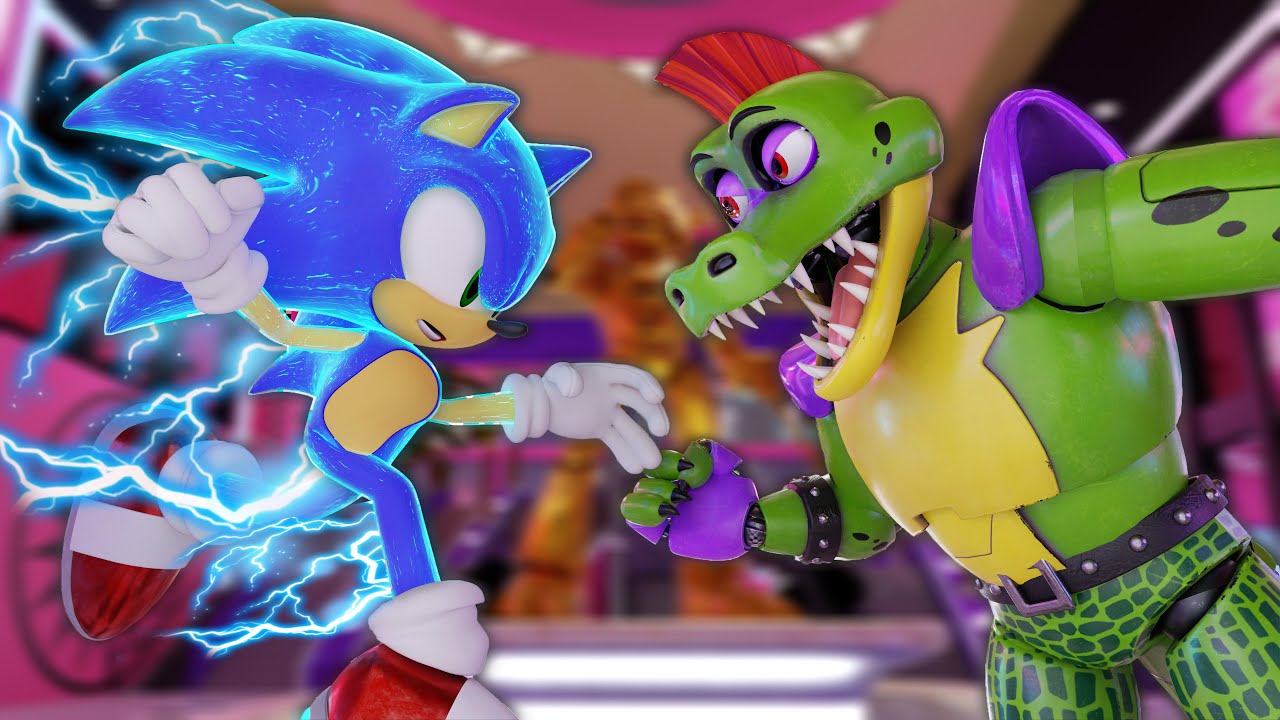 Sonic vs Monty | Sonic the Hedgehog + Five Nights at Freddy’s Security ...