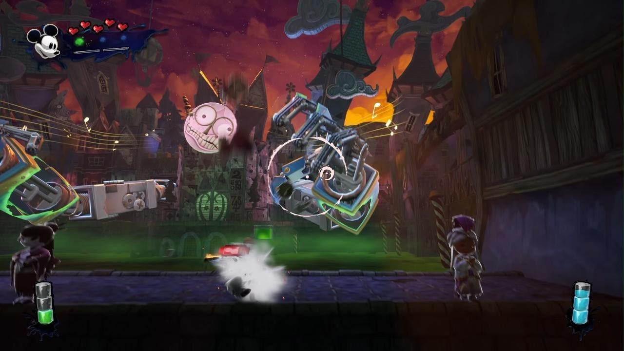 Disney Epic Mickey: Rebrushed Thinner run clock tower boss fight - YouTube