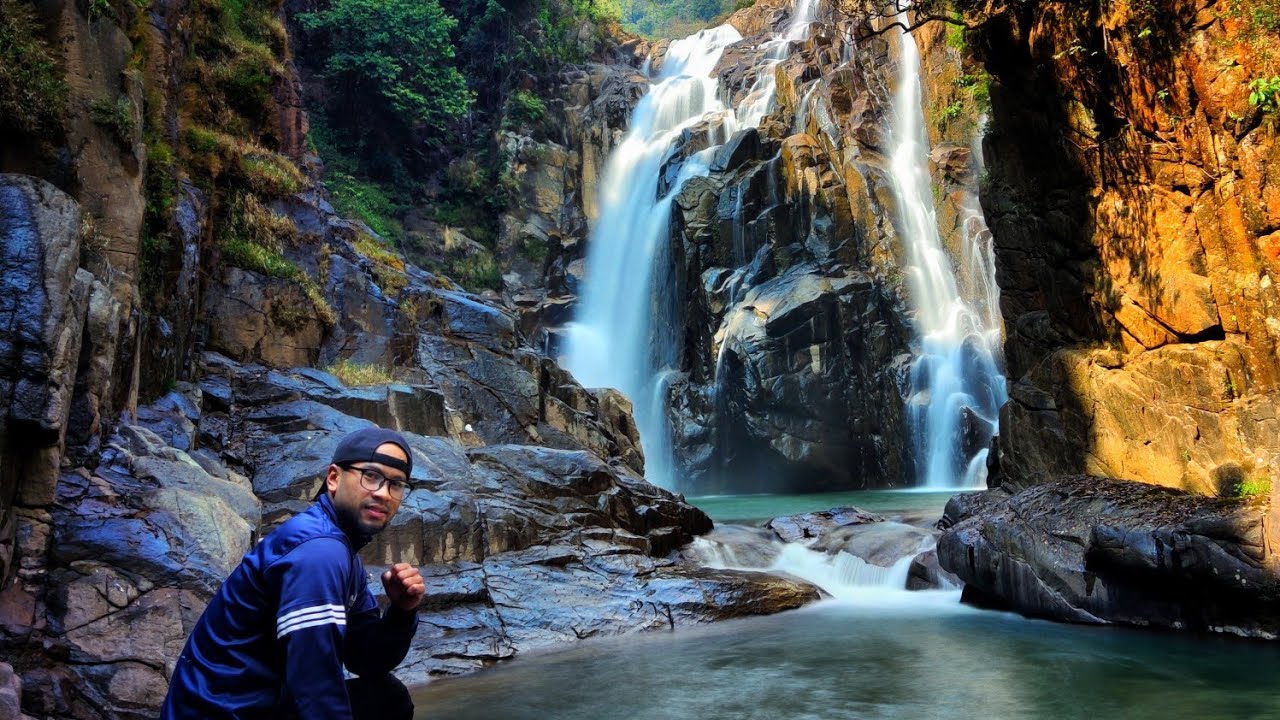 Thup thup falls , Nongktieh Village, Mairang, Eastern West khasi hills ...