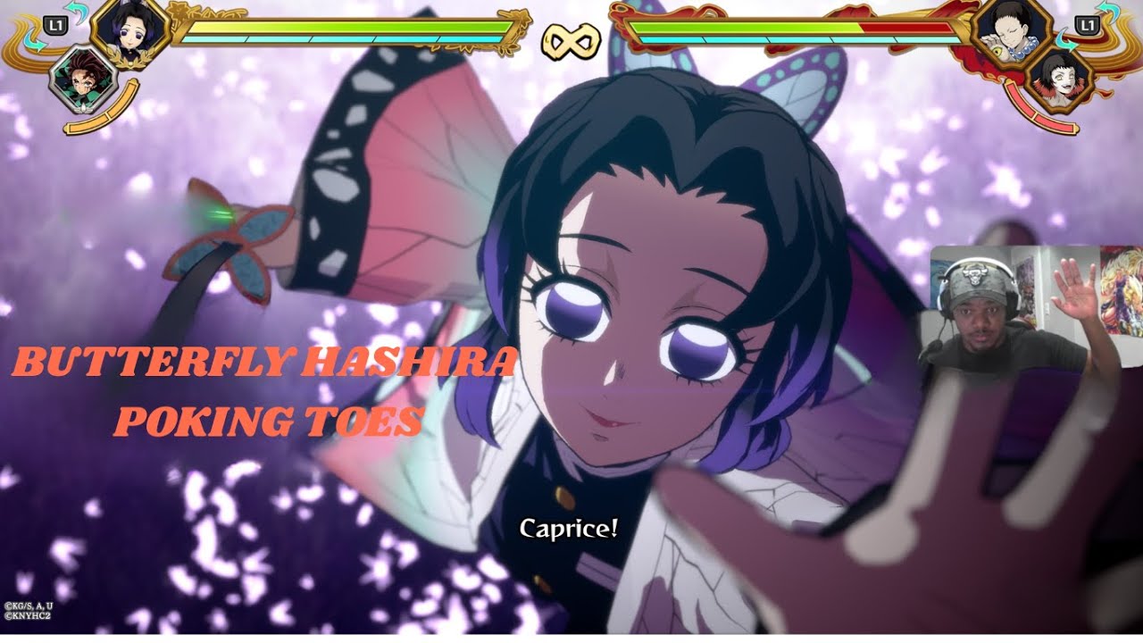 SHINOBU POKING TOES CRAZY POISON DAMAGE! (DEMON SLAYER HINOKAMI ...