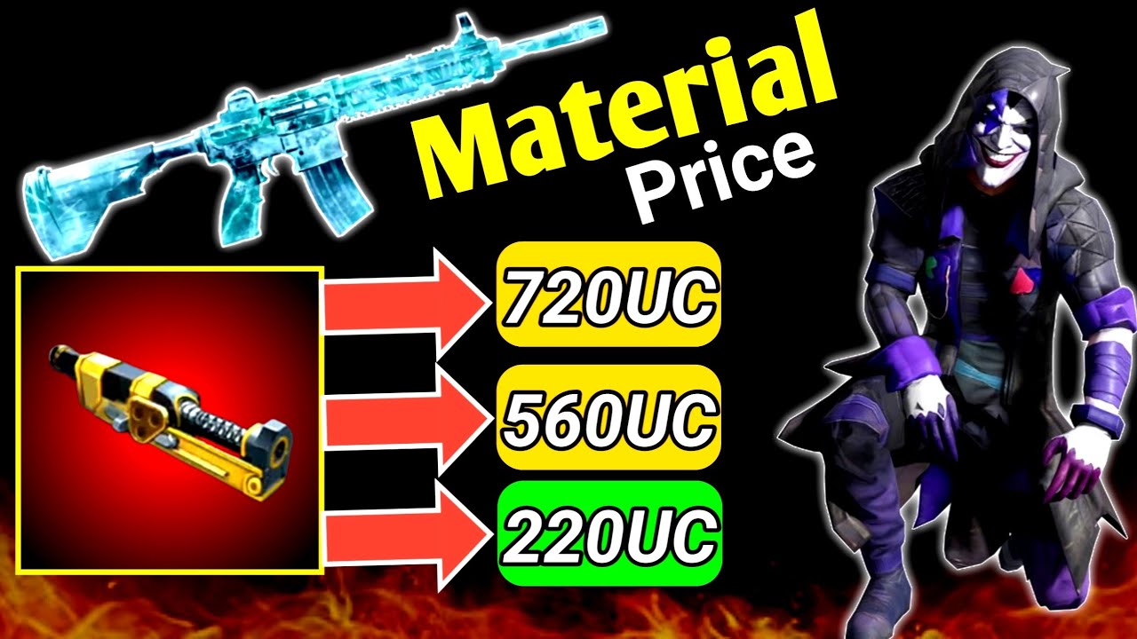 How to Get Material Best price in PUBG Mobile New Update Get 1Material ...