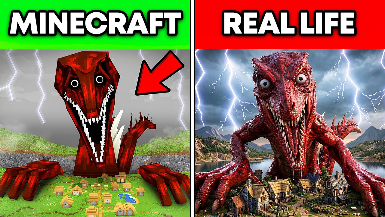 Minecraft MOST CURSED Mobs VS Real Life (HYPER REALISTIC) - YouTube