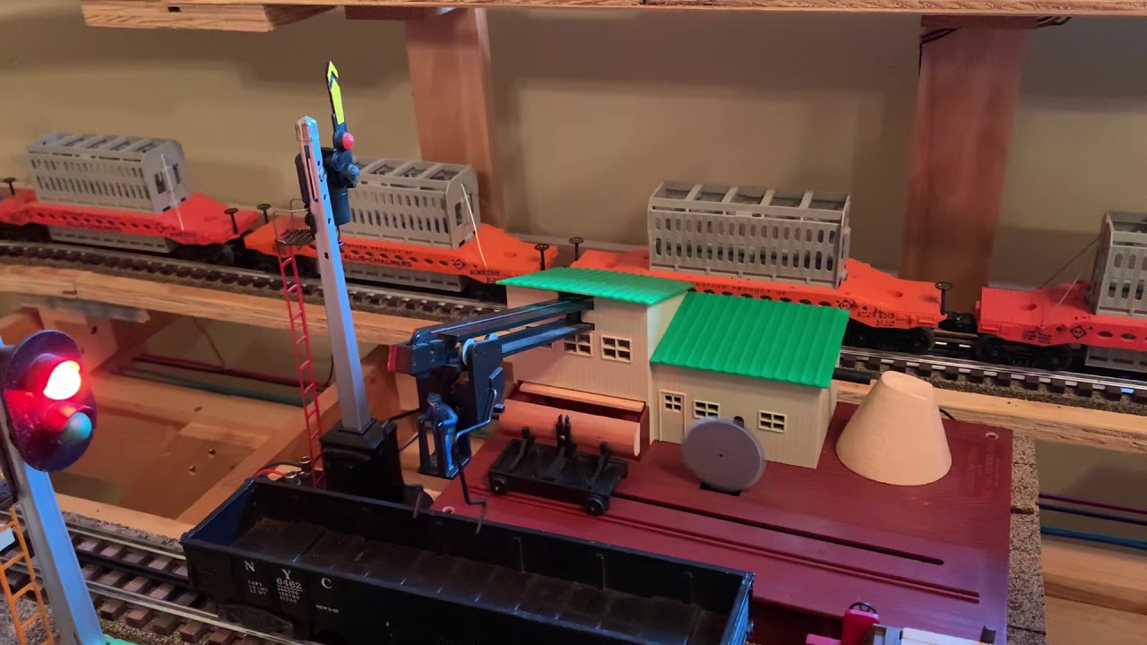 1950s American Flyer 23796 Sawmill - YouTube