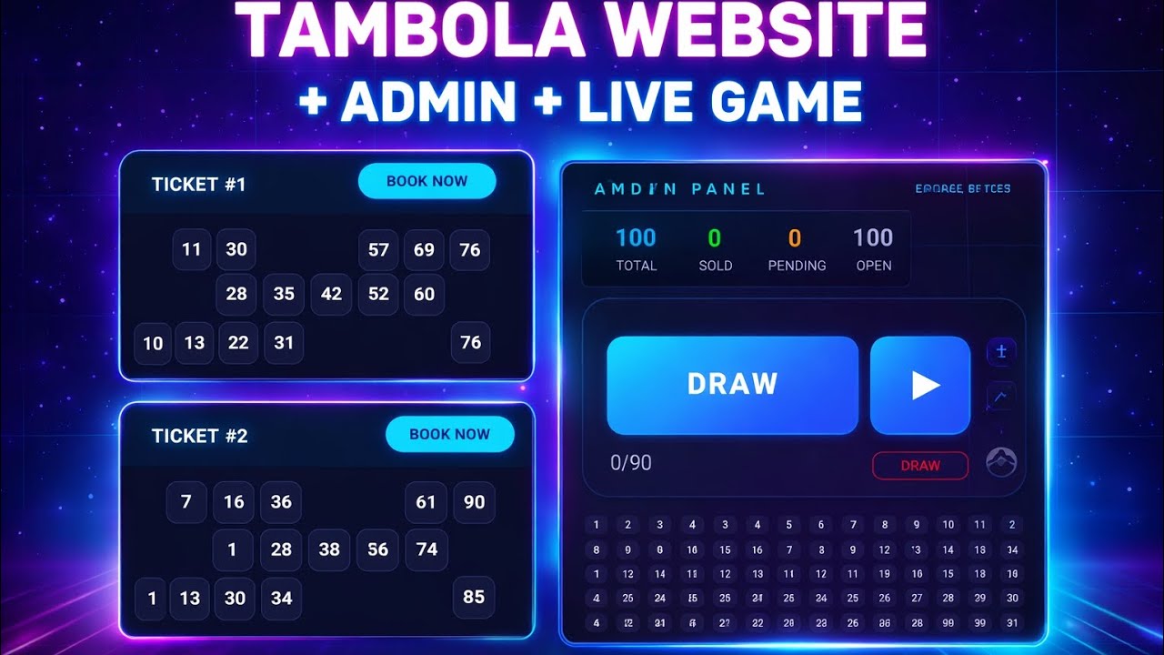 How to Create a Tambola Ticket Making Website & Start Your Own Online ...