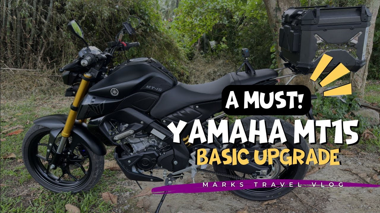 Yamaha MT15 Basic Upgrade. - YouTube