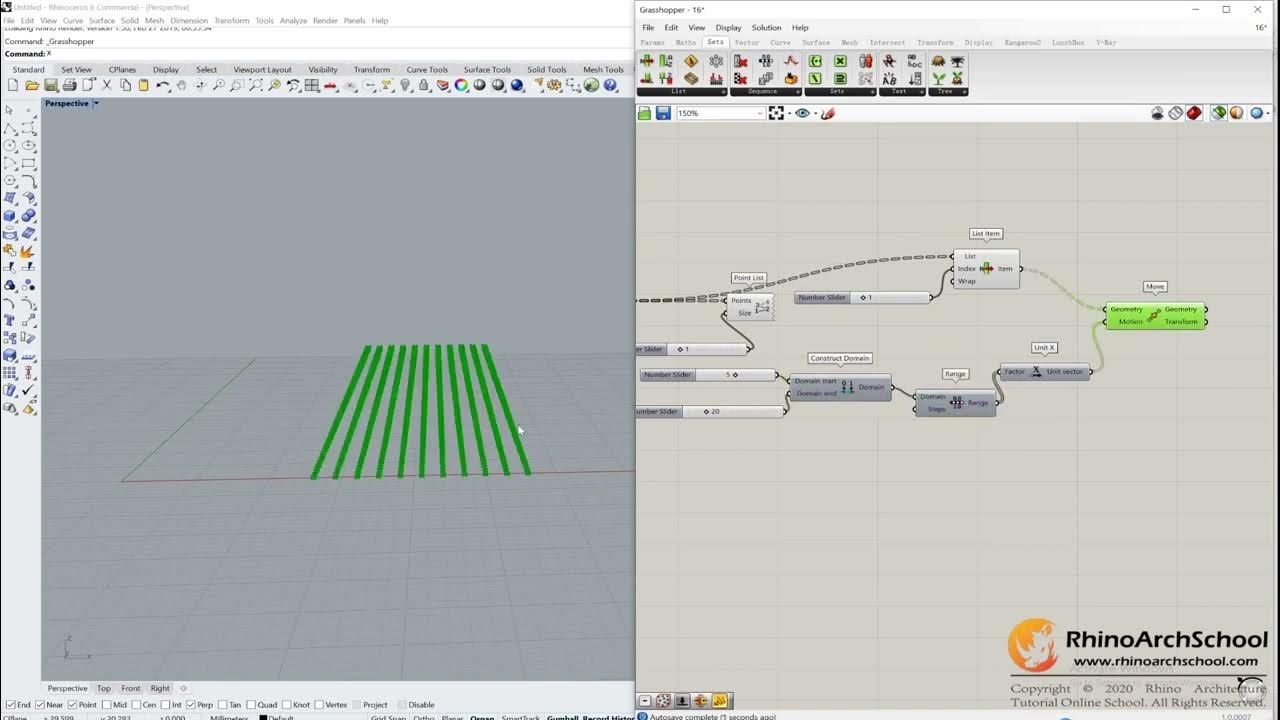RhinoArchSchool - Grasshopper Architecture Tutorials from Beginner to Advanced 2023 - 19 - YouTube