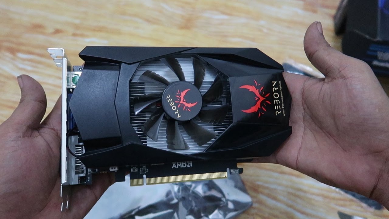 UNBOXING GPU VGA CARD REBORN AMD ATI RADEON PRO HD 7670 - YouTube