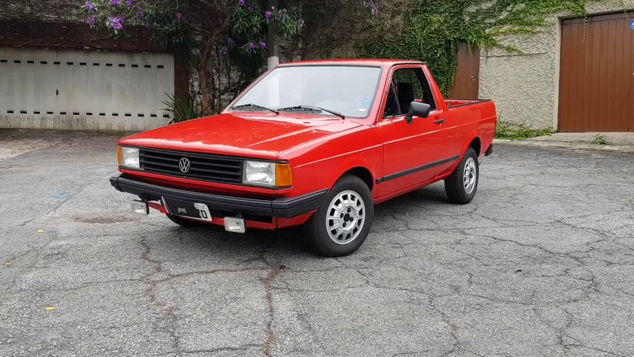 Volkswagen Saveiro GL 1.6 1987 - YouTube