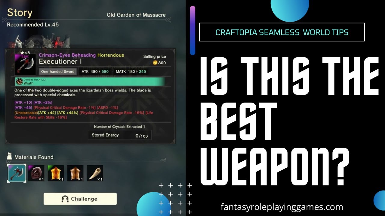 Craftopia Seamless World - Old Garden Of Massacre | Executioner Boss ...
