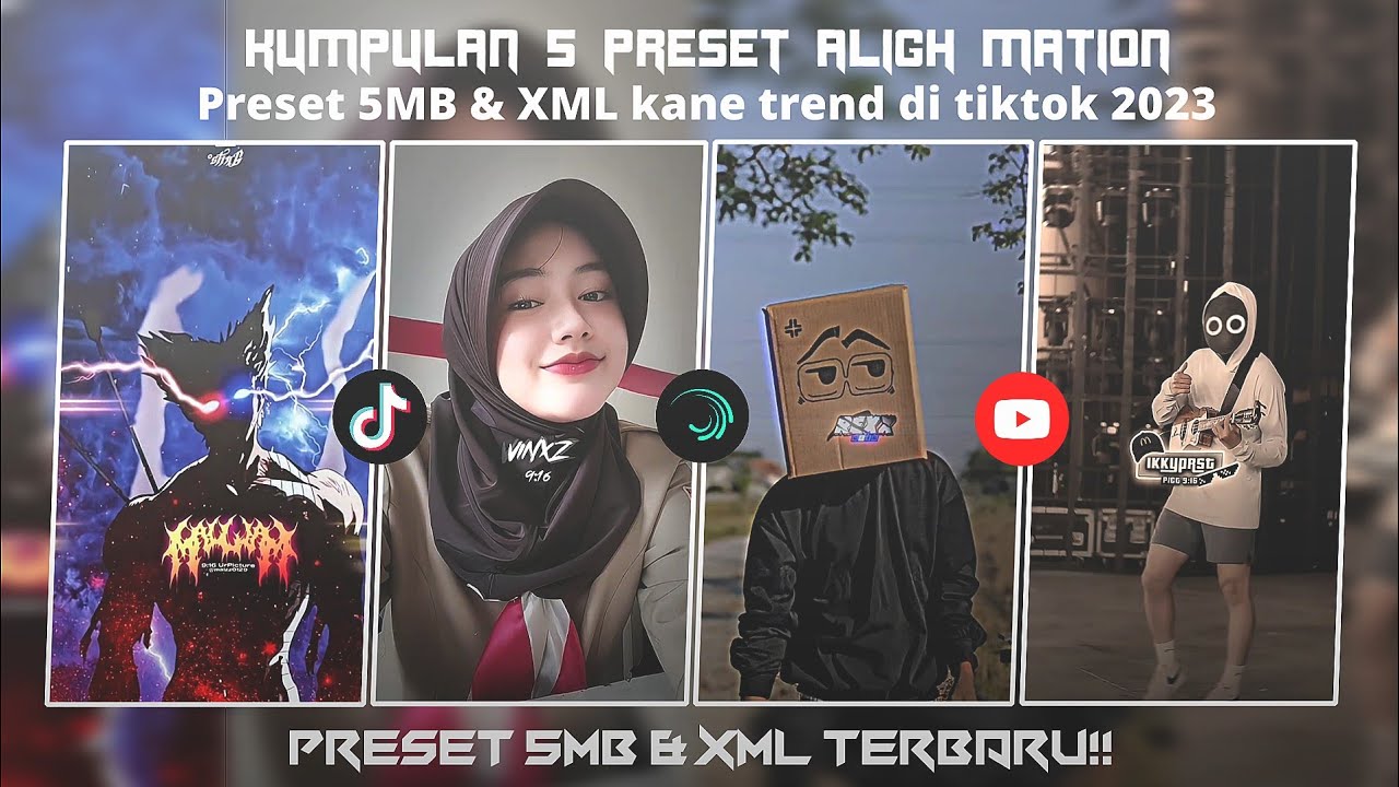 Kumpulan 5 preset am di bawah 5 mb dan xml🔥🔥 || sound kane viral di tiktok - YouTube