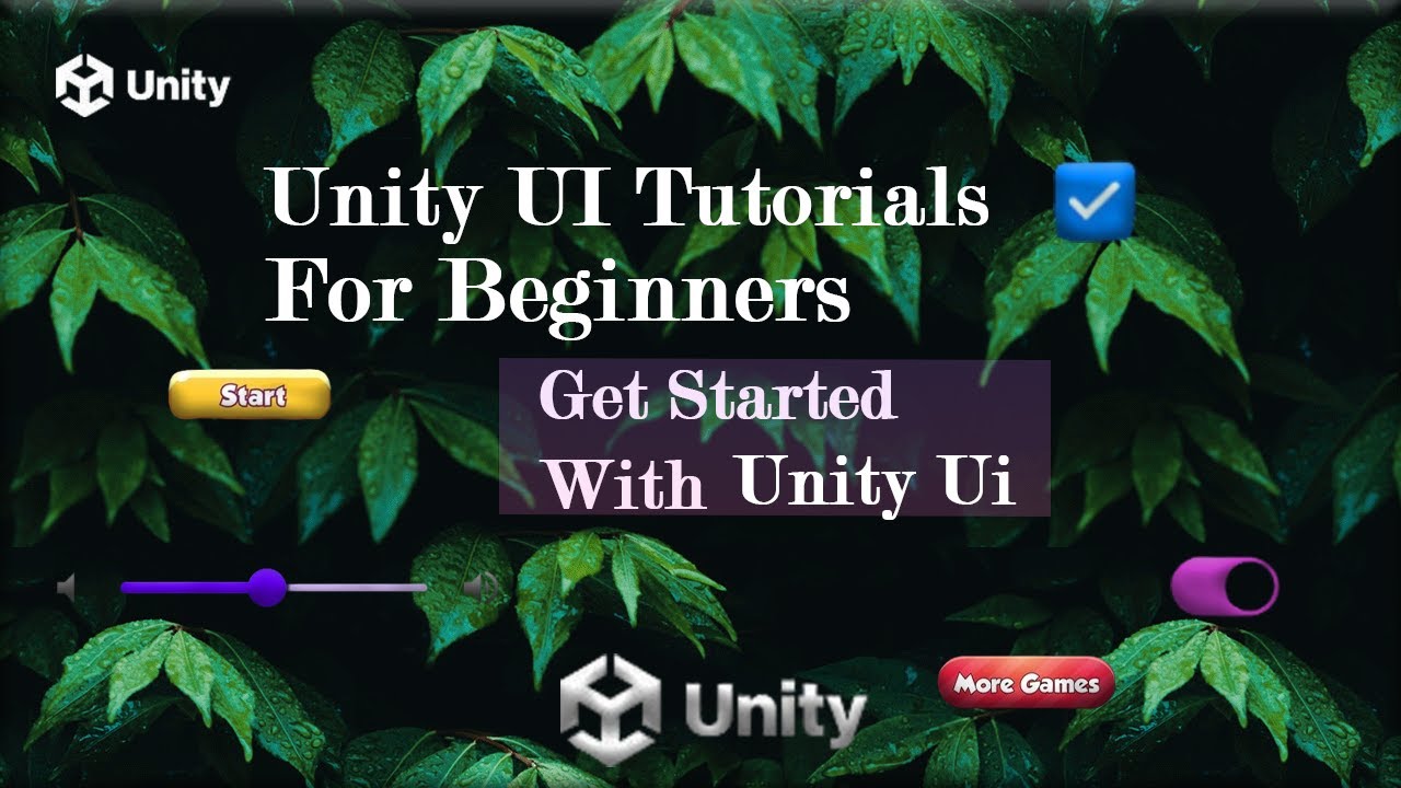 Get Started With Unity Ui Unity Ui Tutorial Part 1 Introduction 4584