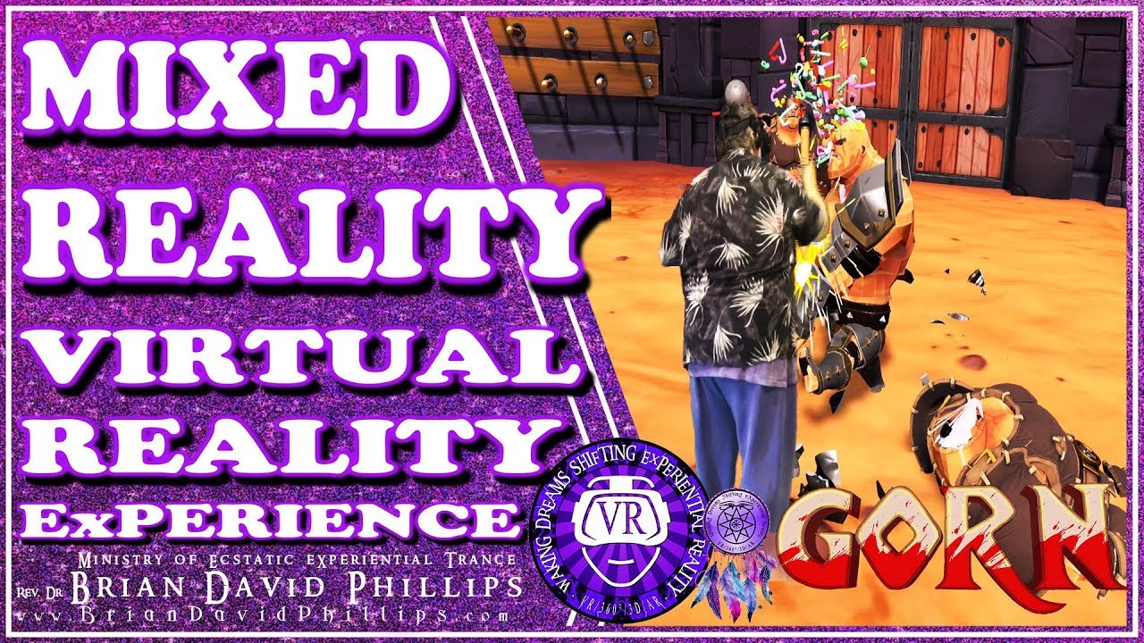 Gorn Piñata Mode: Mixed Reality Virtual Reality Experience - YouTube
