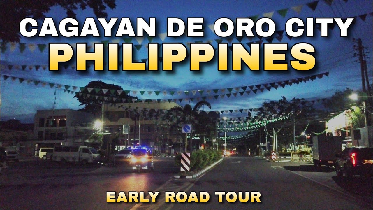 CAGAYAN DE ORO CITY, PHILIPPINES - Early Morning Road Trip in Downtown ...