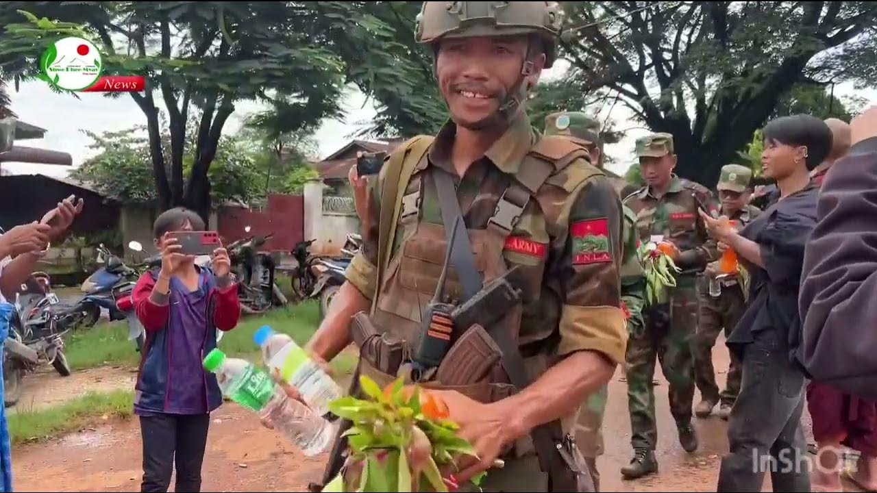 ကျောက်မဲမြို သိမ်းပိုက်နိုင်ခဲ့တဲ့ Tnla နဲ့ ပူးပေါင်းတပ်ကို လူထုတွေ က