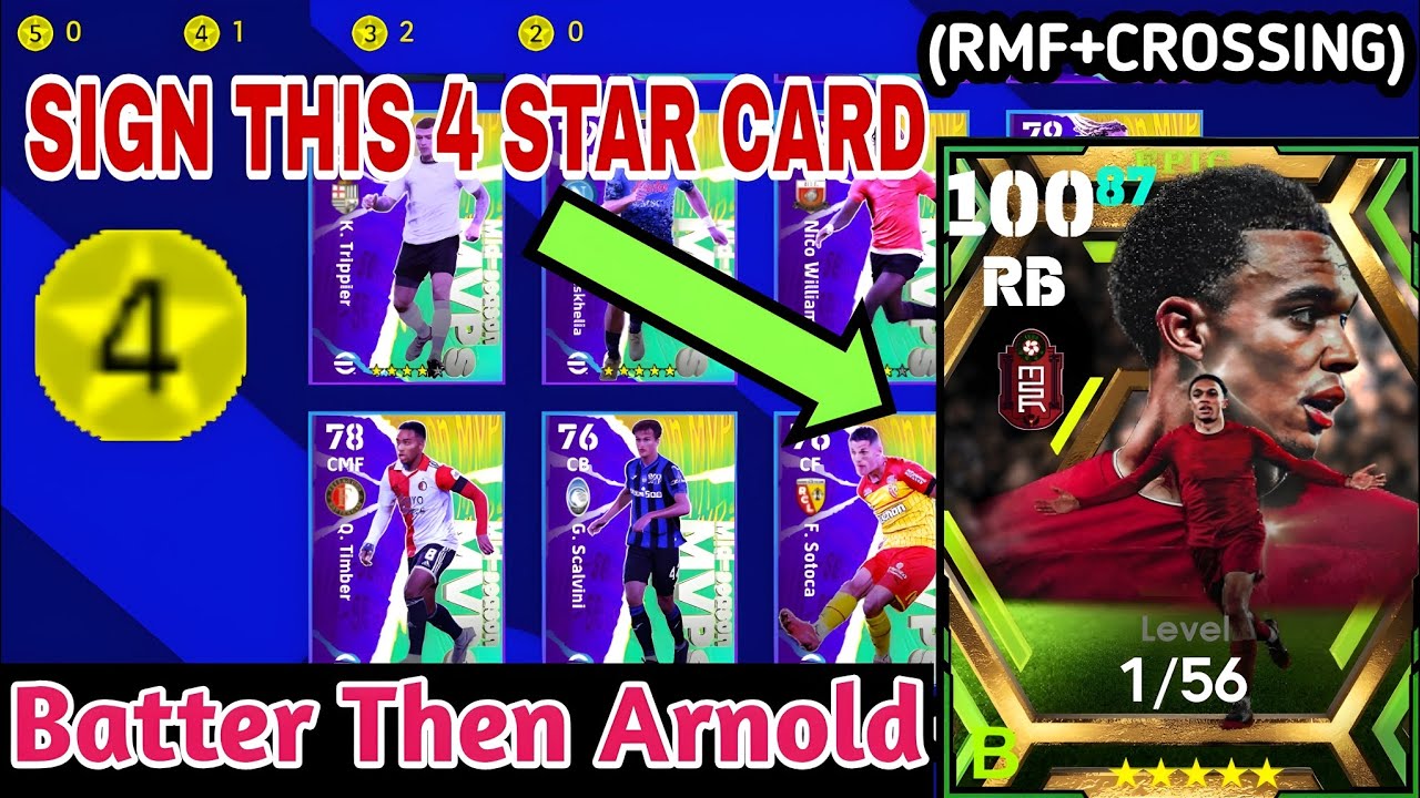 (Nominating 4 Star Card) Sign This Player Best (RB+RMF) || eFootball 23 ...