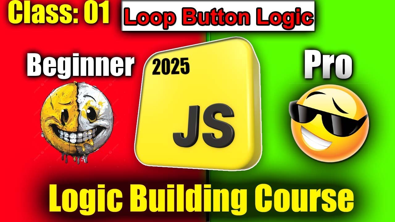 🔥from Zero To Hero Javascript Logic Building Course Class 01 Loop 1213