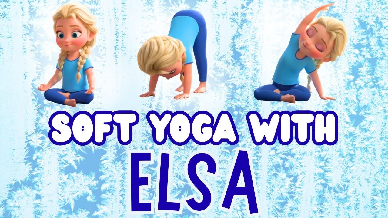 Easy Stretching Yoga With Elsa | Flexibility and Calmness | Yogi Funny ...
