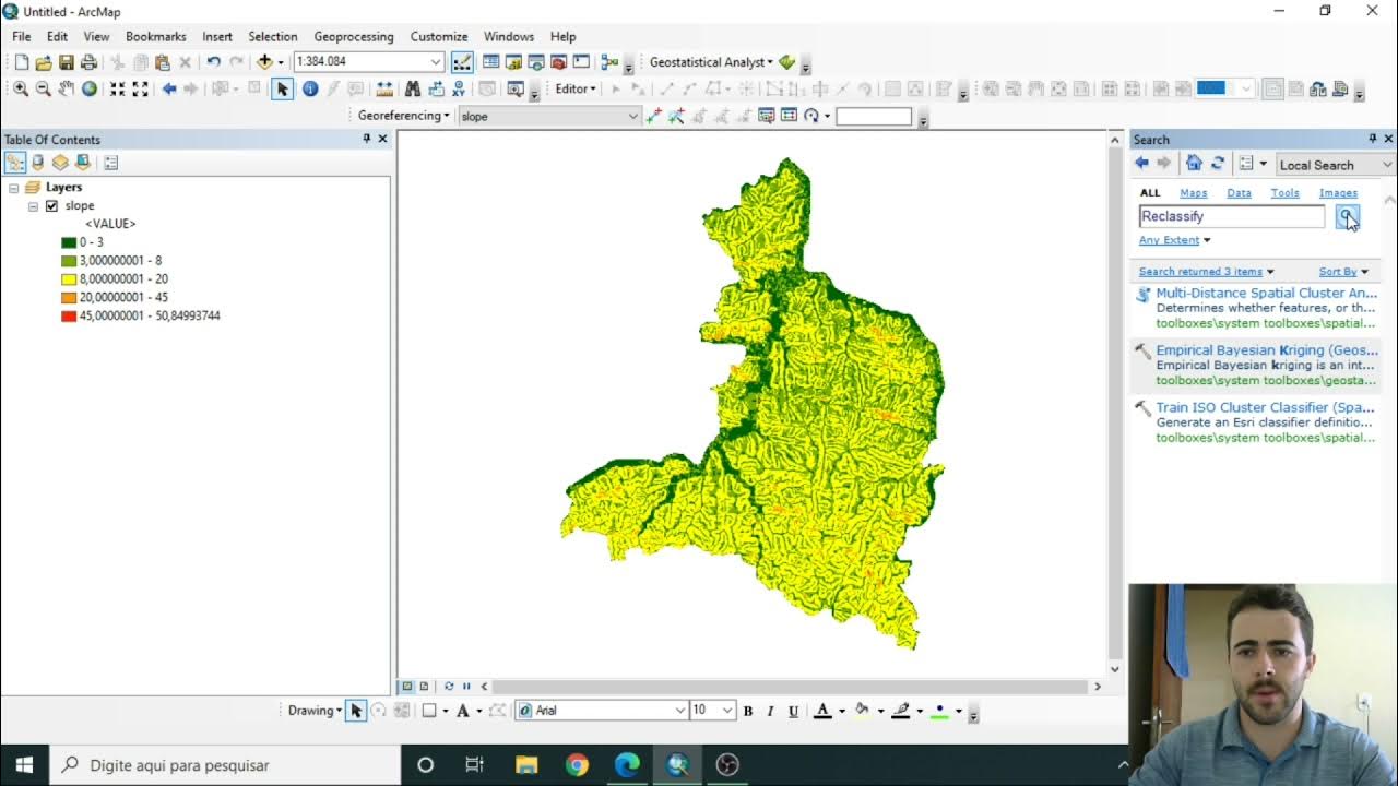 ArcGIS - Reclassificando uma Raster - Ferramenta Reclassify - YouTube