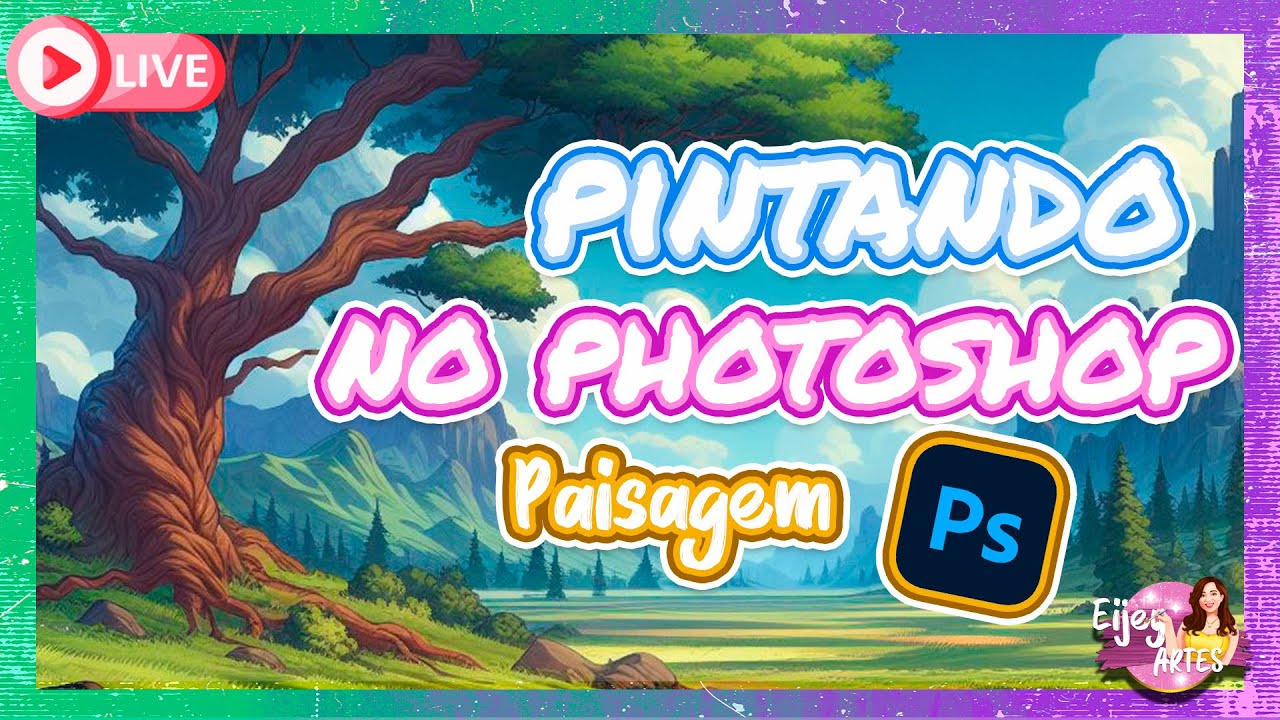 DESENHANDO E PAPEANDO - COLORINDO PHOTOSHOP- LIVE EXTRA #183 - YouTube