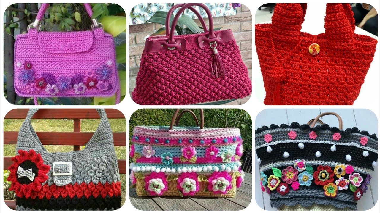 Get 40+ Beautiful & Amazing Ideas Of Crochet Hand bags Designs ...